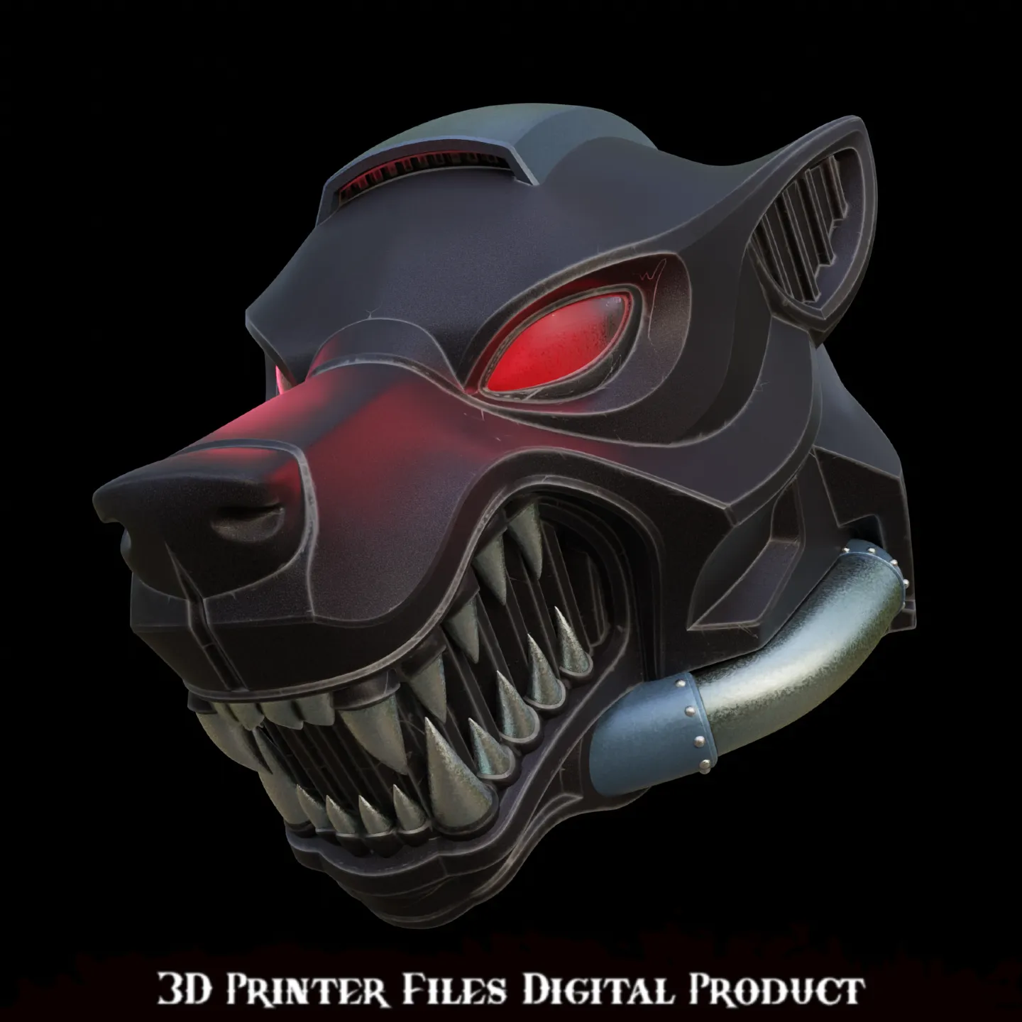 Cosplay STL Download - Si Fi Space Wolf Wearable Cosplay Helmetby ...