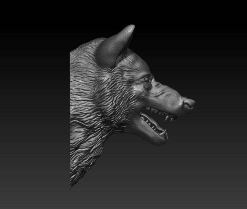 WOLF HEAD | 3D models download | Creality Cloud
