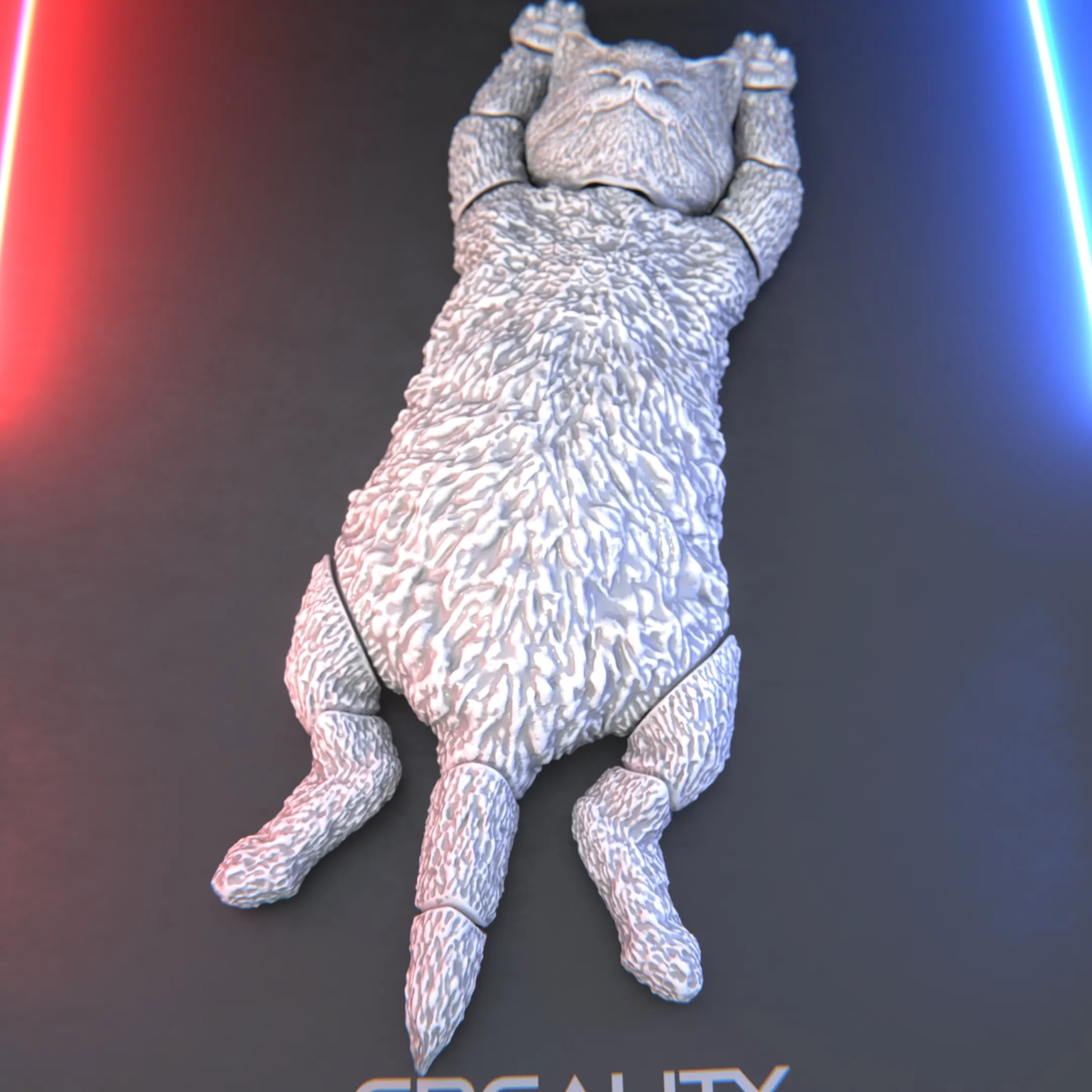 3D Printer Files | 3MF File | "Happy Flexi Cat" – A Joyful, Articulated ...