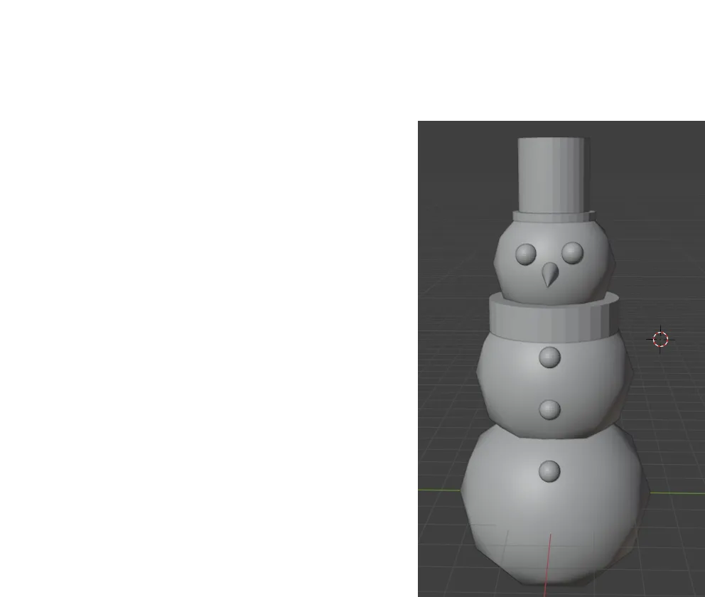 Digital Art STL Download - snowmanby Jackson Boggs