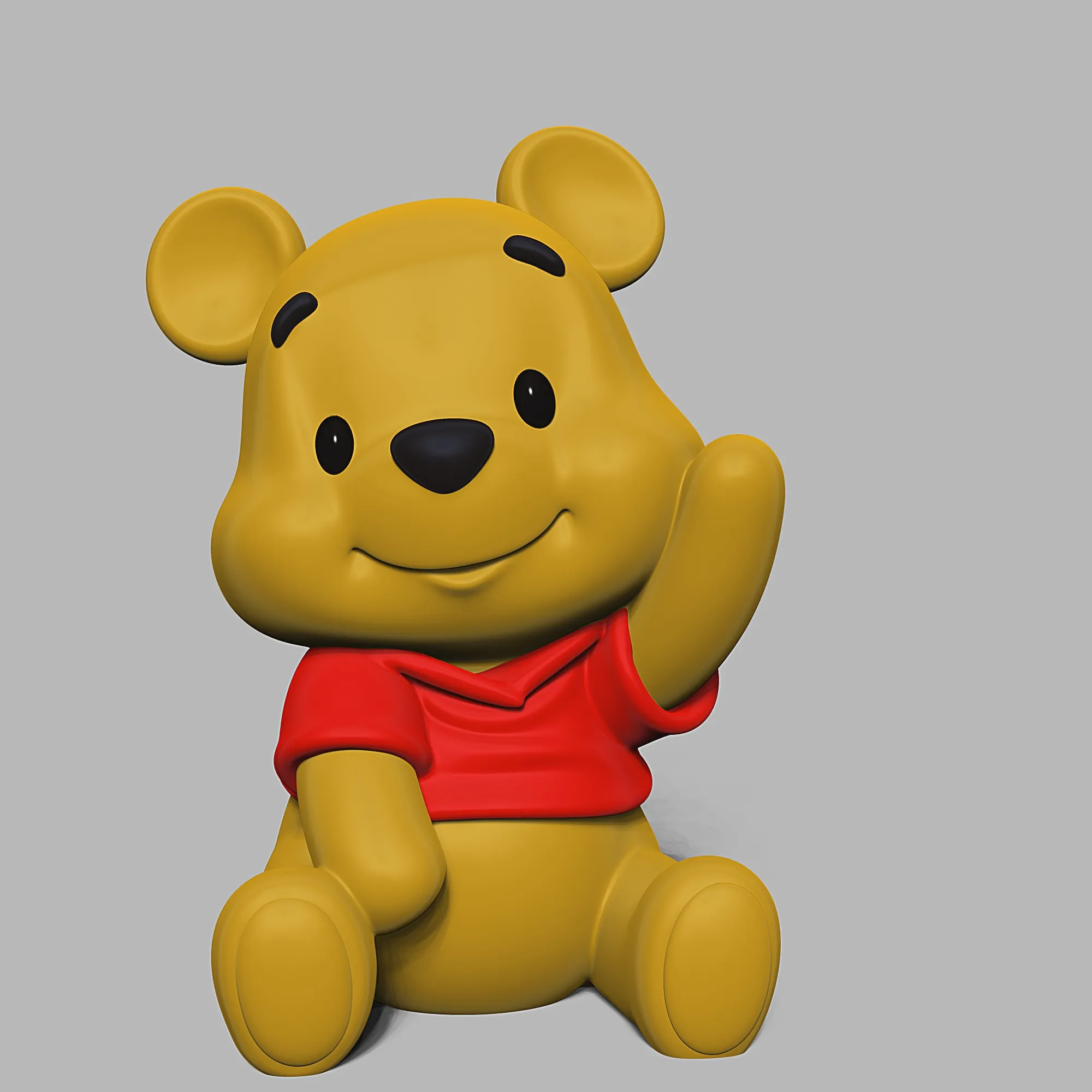 3D Printer Files | 3MF File | Winnie the Pooh Chibi Figurine – 3D Print ...