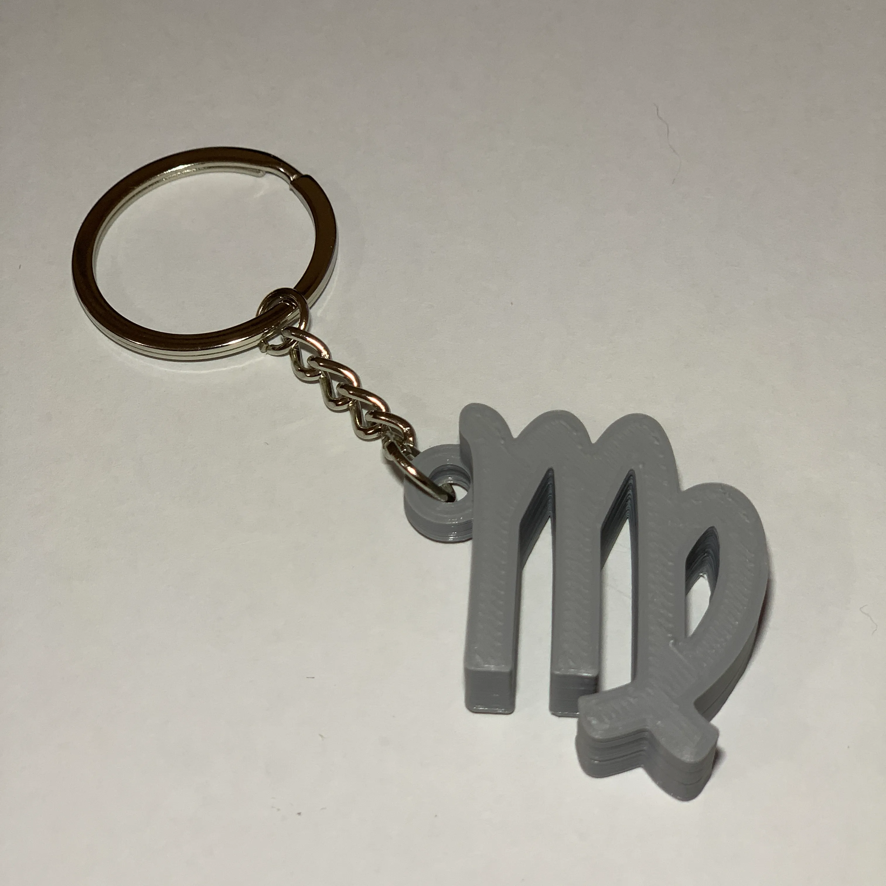 Jewelry & Accessories STL Download - Virgo Keychain - Zodiac Seriesby Mu3D