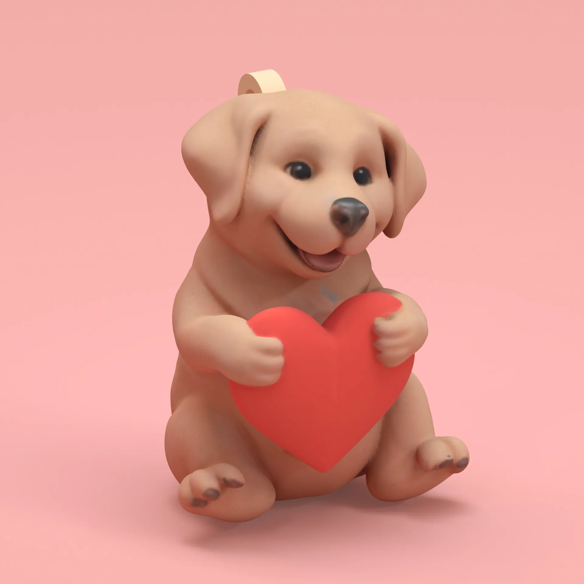 Jewelry & Accessories STL Download - cute Labrador Retriever valentine ...
