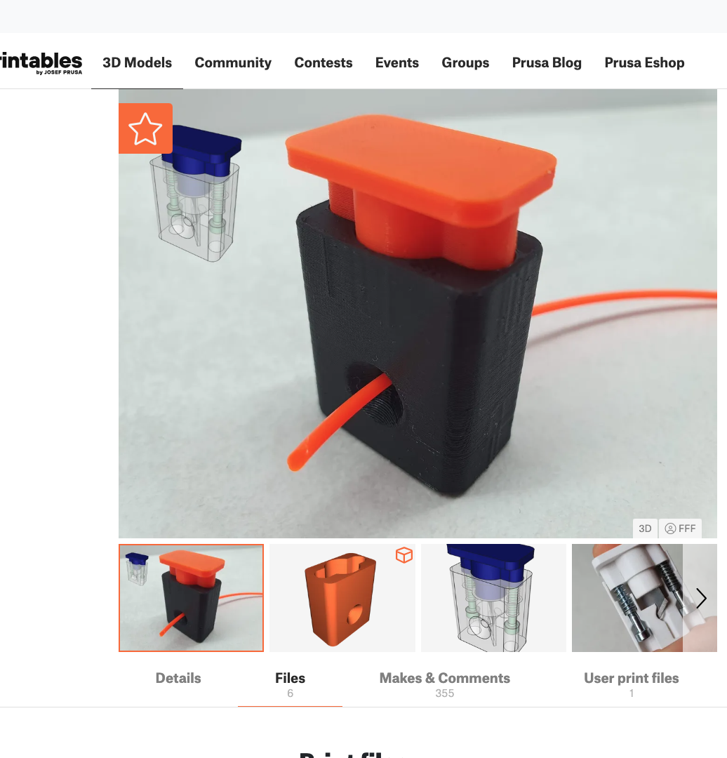 Filament cutter | 3D models download | Creality Cloud