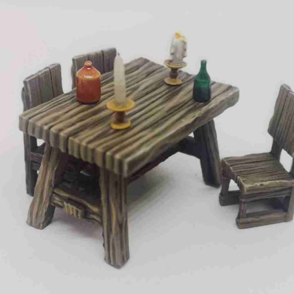 Peasant Table Set | 3D models download | Creality Cloud
