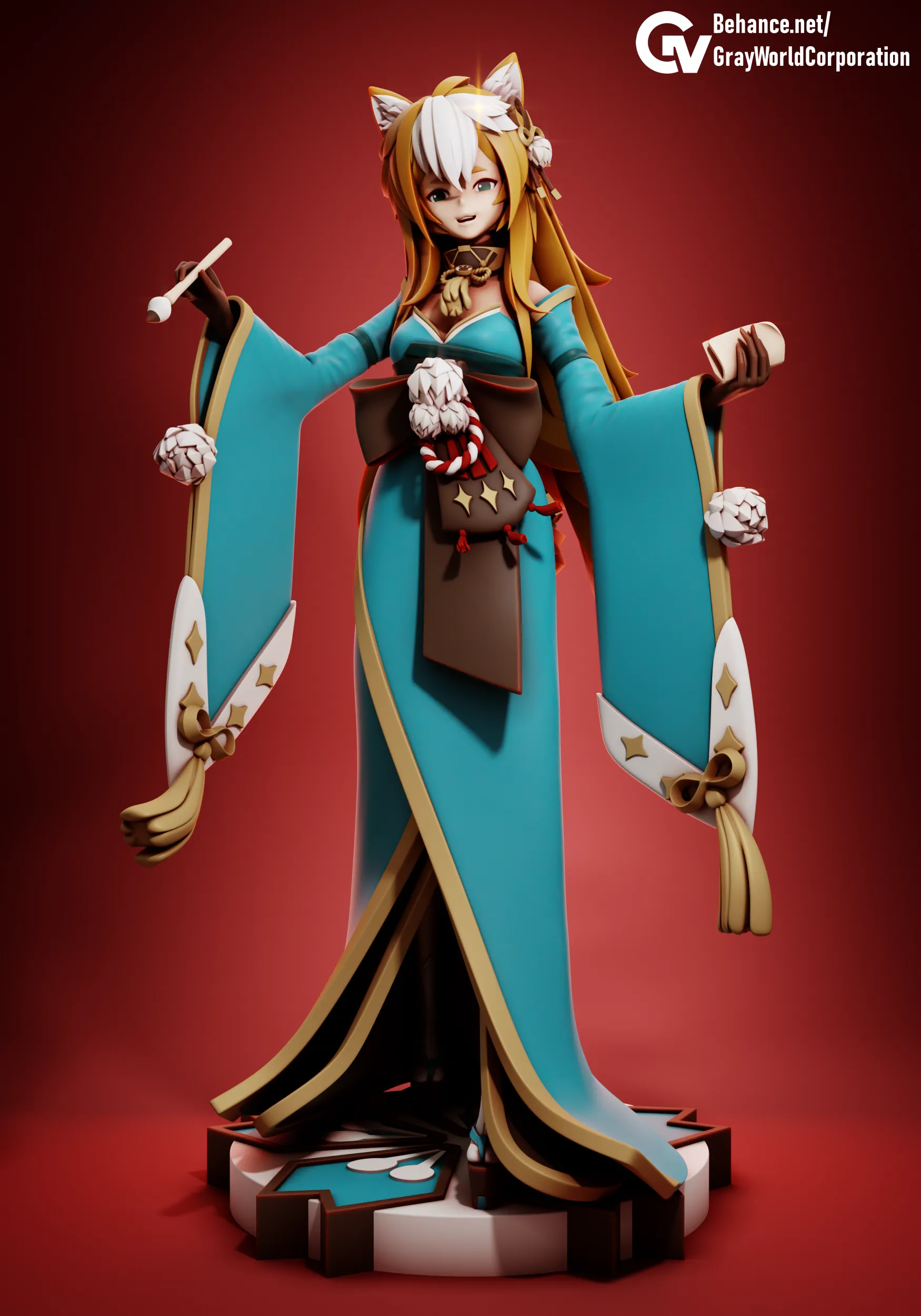 Miss Hina-Sama | Genshin Impact | 3D models download | Creality Cloud