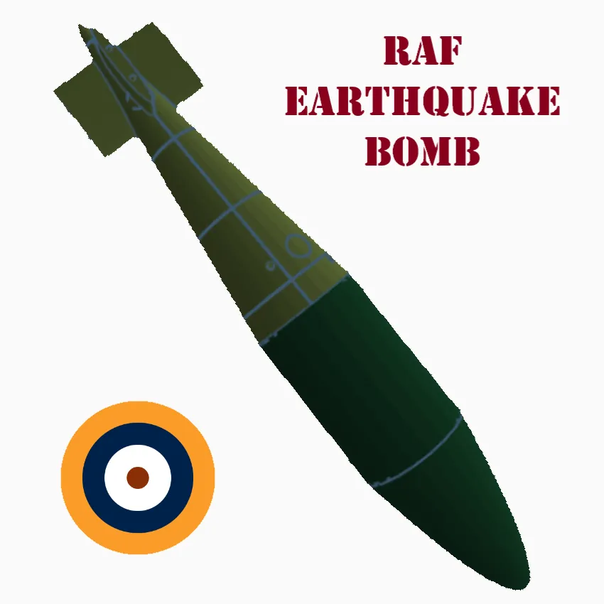 Other STL Download - RAF Tallboy/Grand Slam "Earthquake" Bombs (World ...