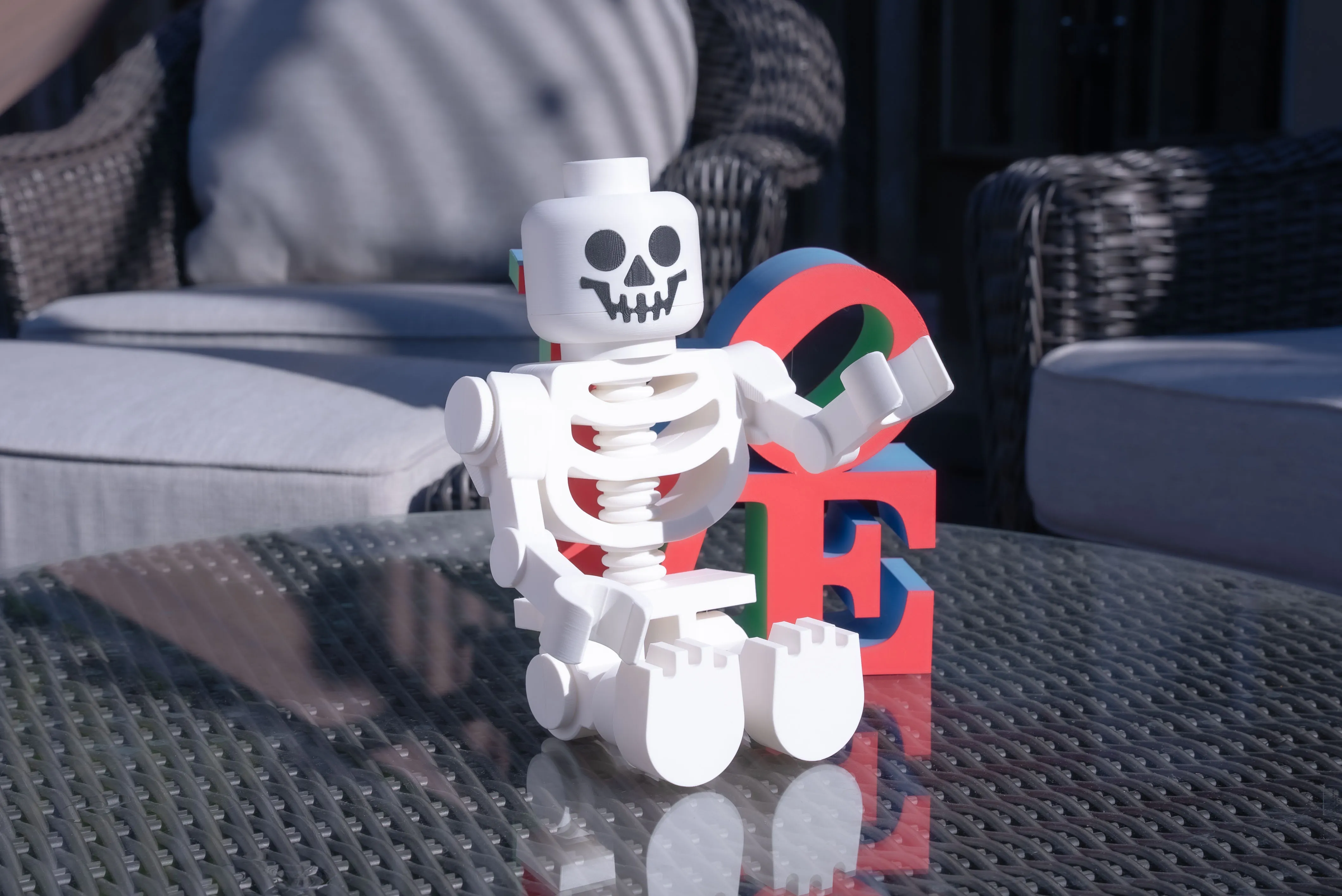 3D Printer Files | 3MF File | 💀 Skeleton Giant Minifigure (16 ...