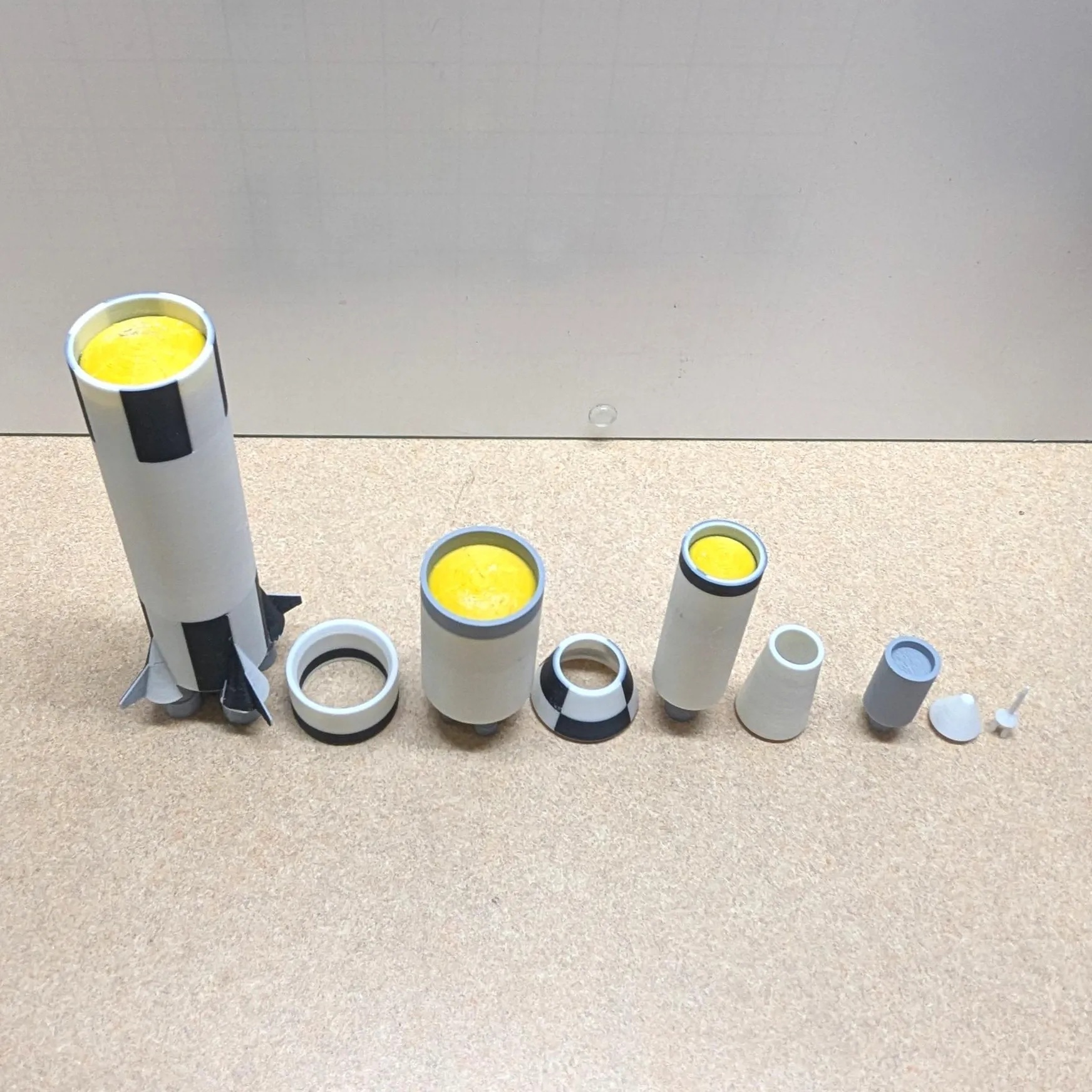 3D Printer Files | 3MF File | Saturn V – Stacking Stages Model ...