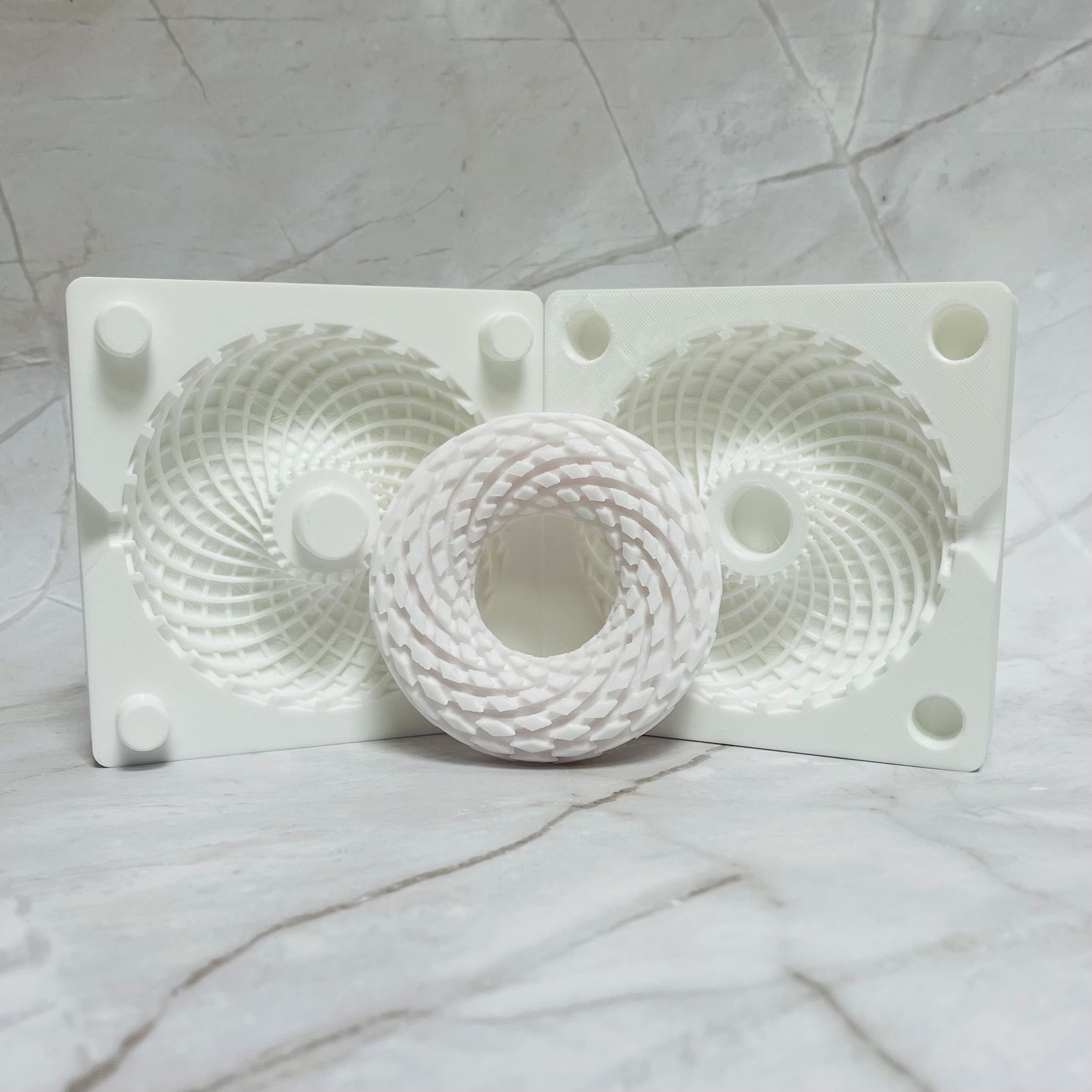 TORUS MOLD SMALL RODIN BOBIN COIL - 39 x 39 x 14 mm 13 TURNS | 3D ...