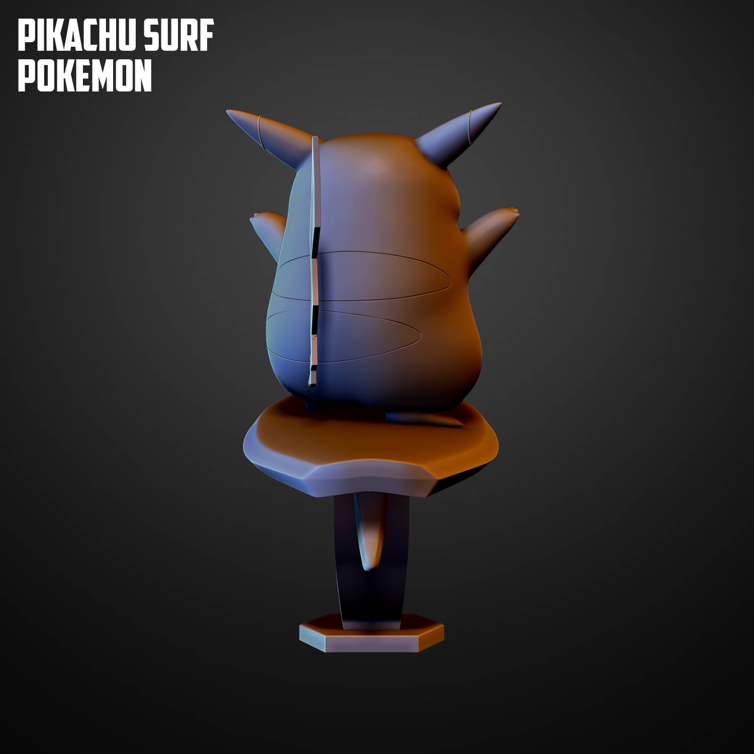 Pikachu Surf | 3D models download | Creality Cloud