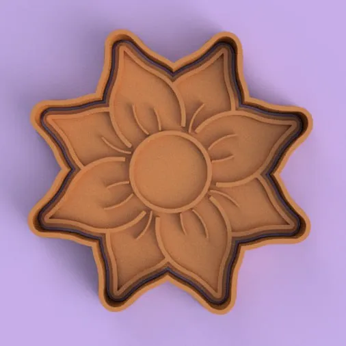 FLOWER CUTTER + STAMP / CORTANTE + ESTAMPA FLOR | 3D models download ...