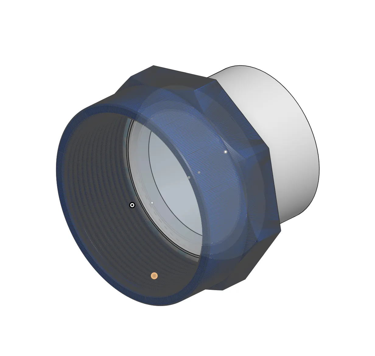 Free Tools & Spare Parts STL Download - PVC fitting: female 2 1/4 ...
