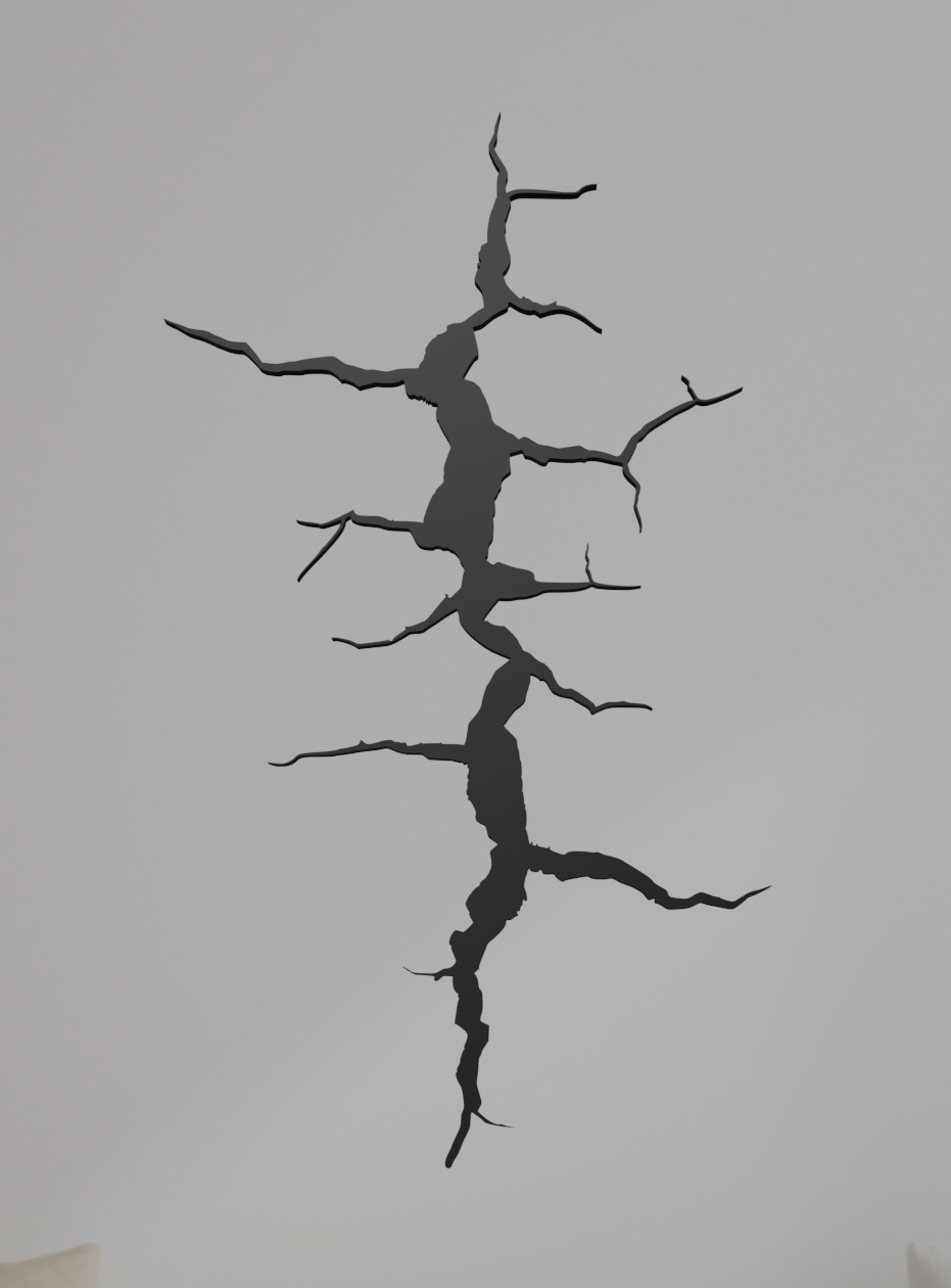 Crack in the Wall Wall Art | 3D models download | Creality Cloud