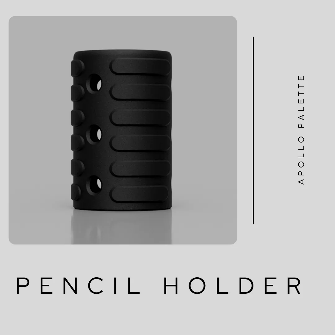 Free Stationery & Learning Tools STL Download - Sensus-Pencil Holderby Apollo Palette