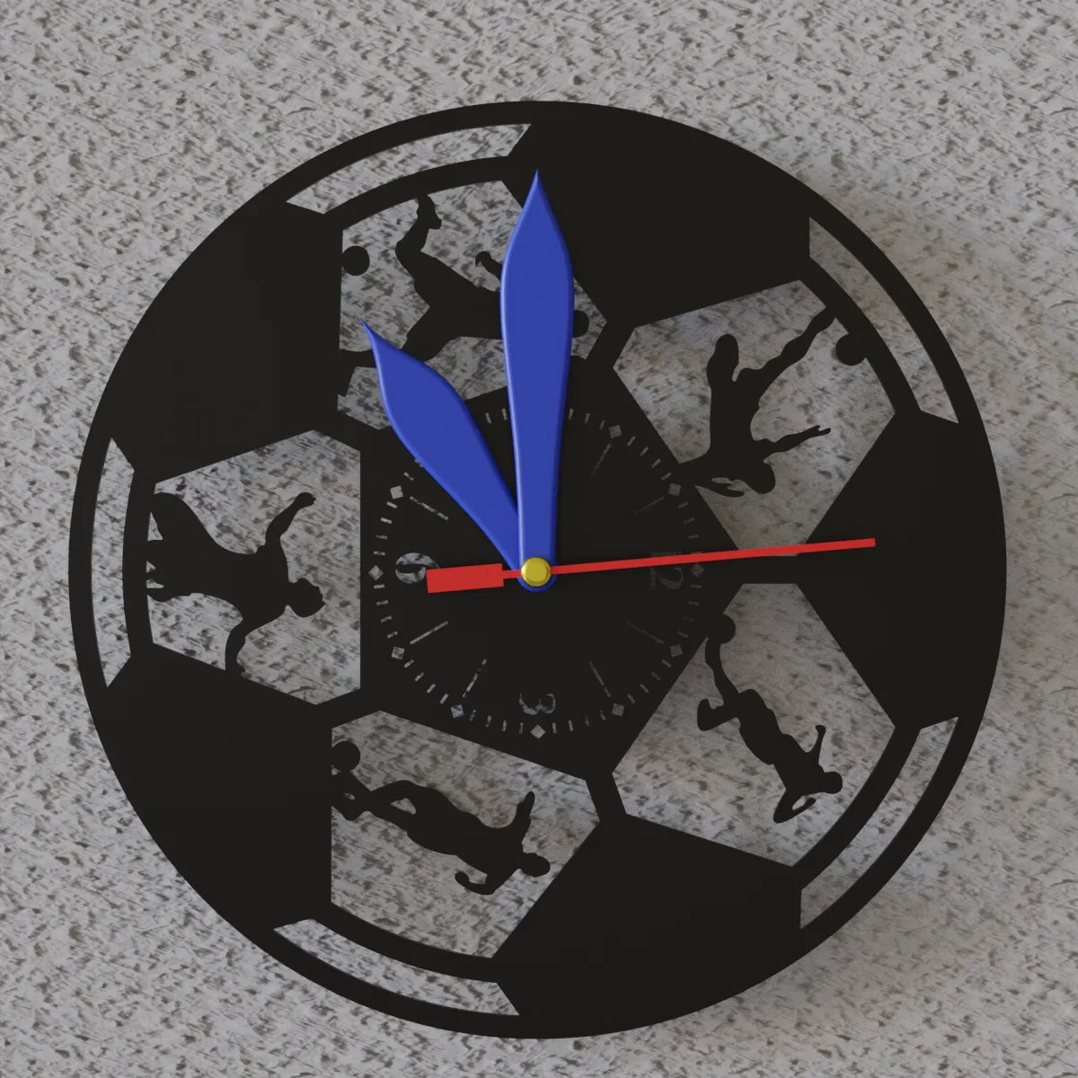 3D Printer Files | 3MF File | Football Wall Clock Timepiece | Creality ...