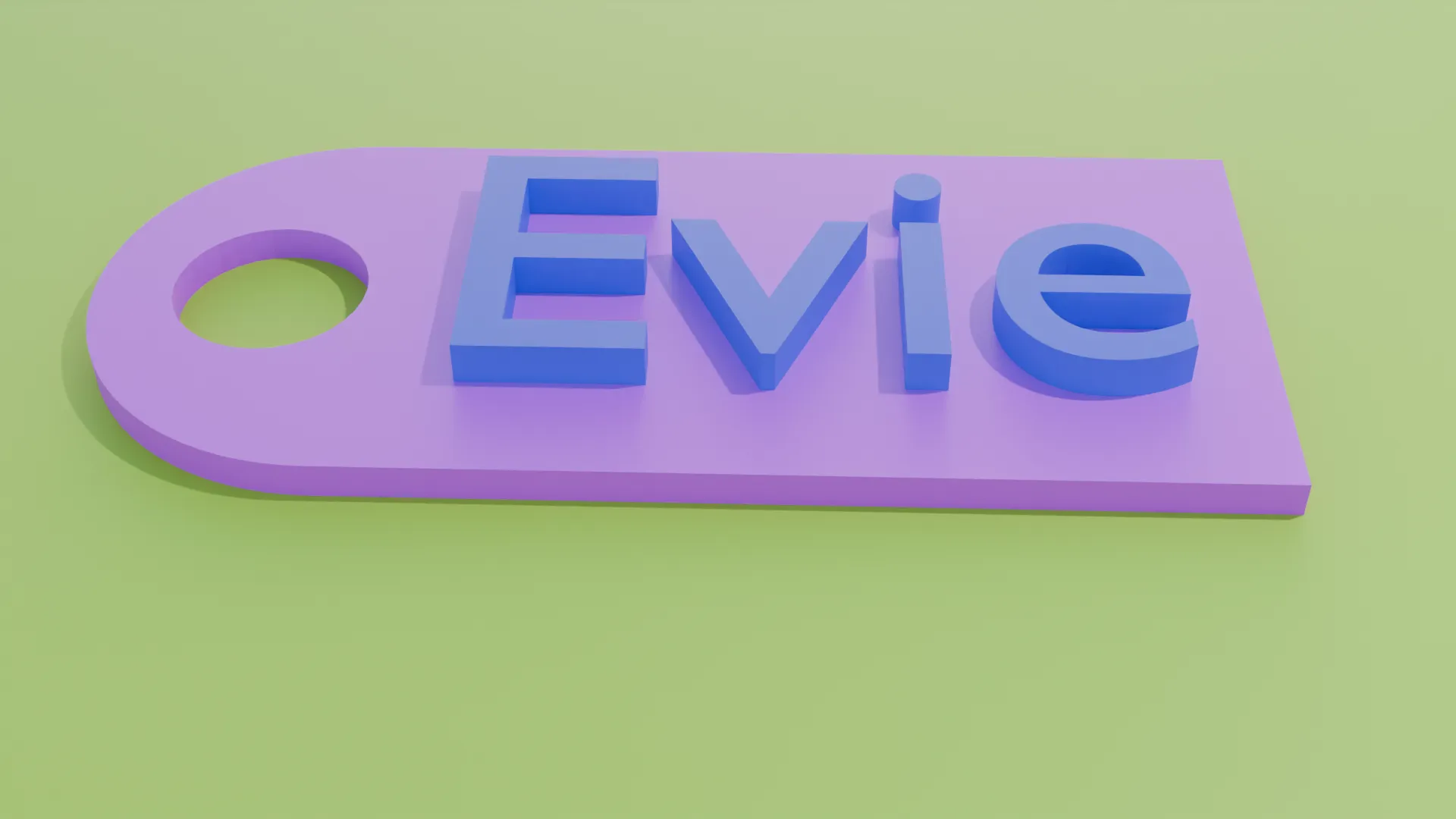 Jewelry & Accessories STL Download - Evie keychain name!by Stitchlover5058💗