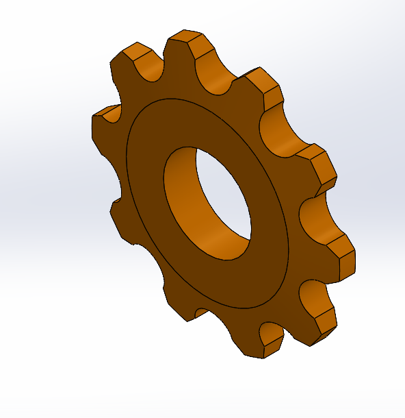 10 Tooth Sprocket | 3D models download | Creality Cloud