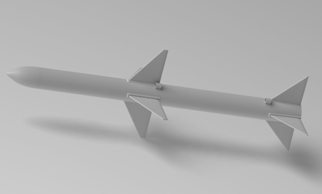 Rocket model AIM-7 Sparrow | 3D models download | Creality Cloud