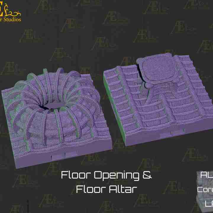 AELAIR01 - Alien Lair Core Set | 3D models download | Creality Cloud