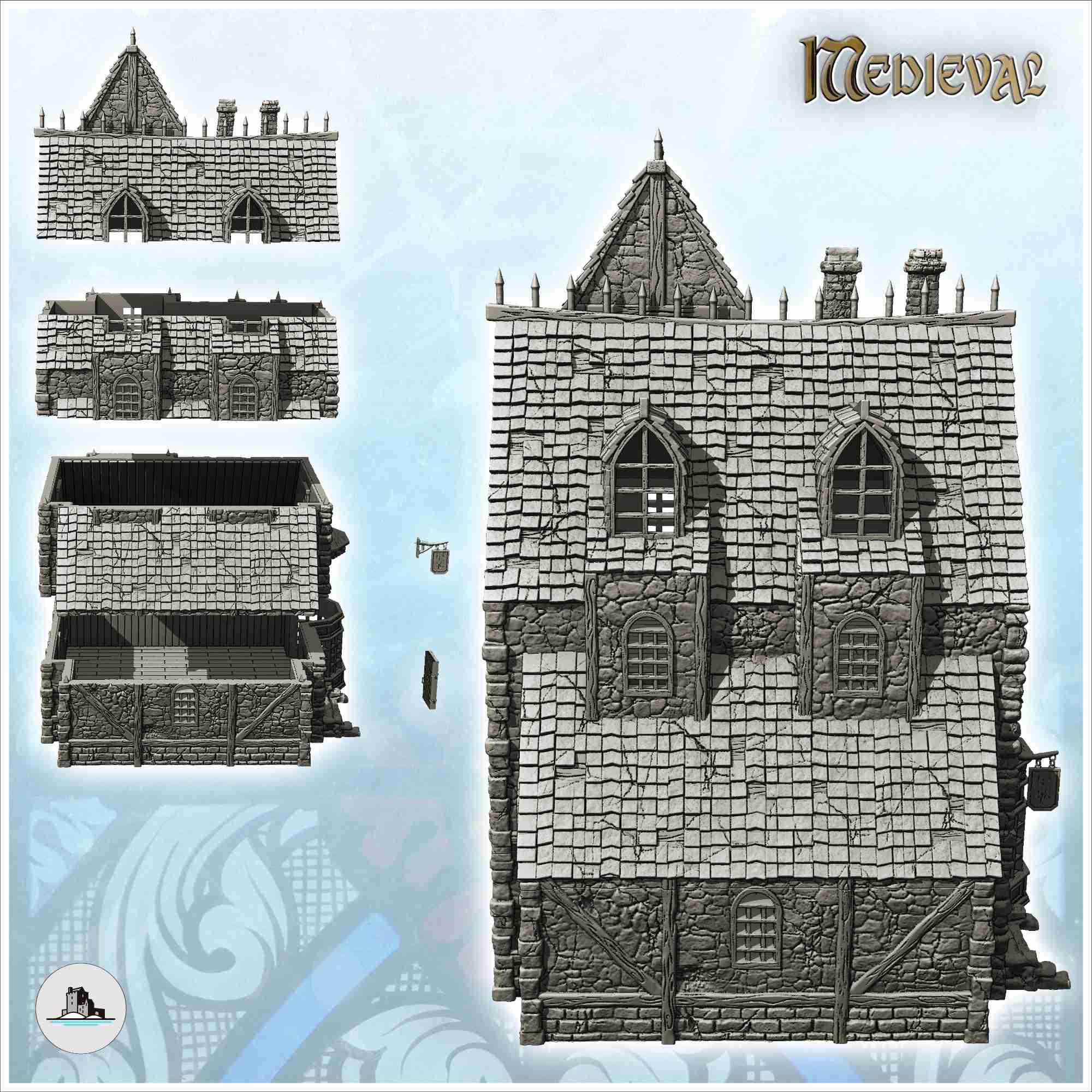 Medieval Manor Model
