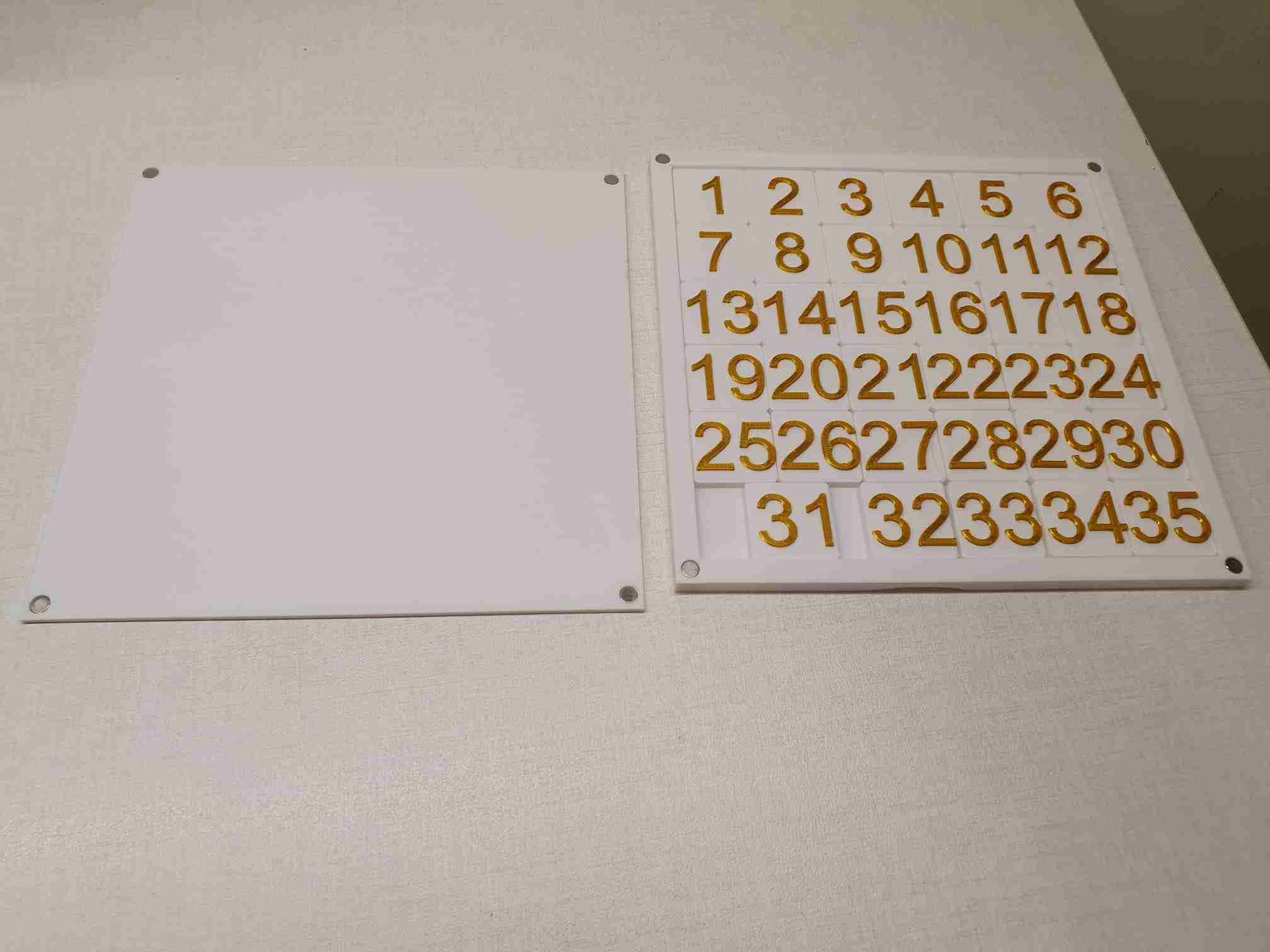 SLIDING NUMBERS PUZZLE - GAME OF THIRTY-FIVE | 3D models download ...