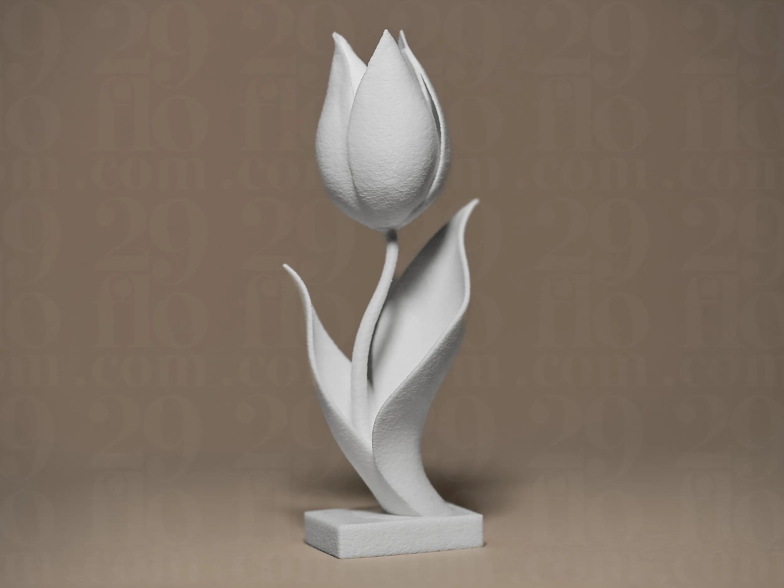 3D Printer Files | 3MF File | Modern Tulip Figurine | Creality Cloud