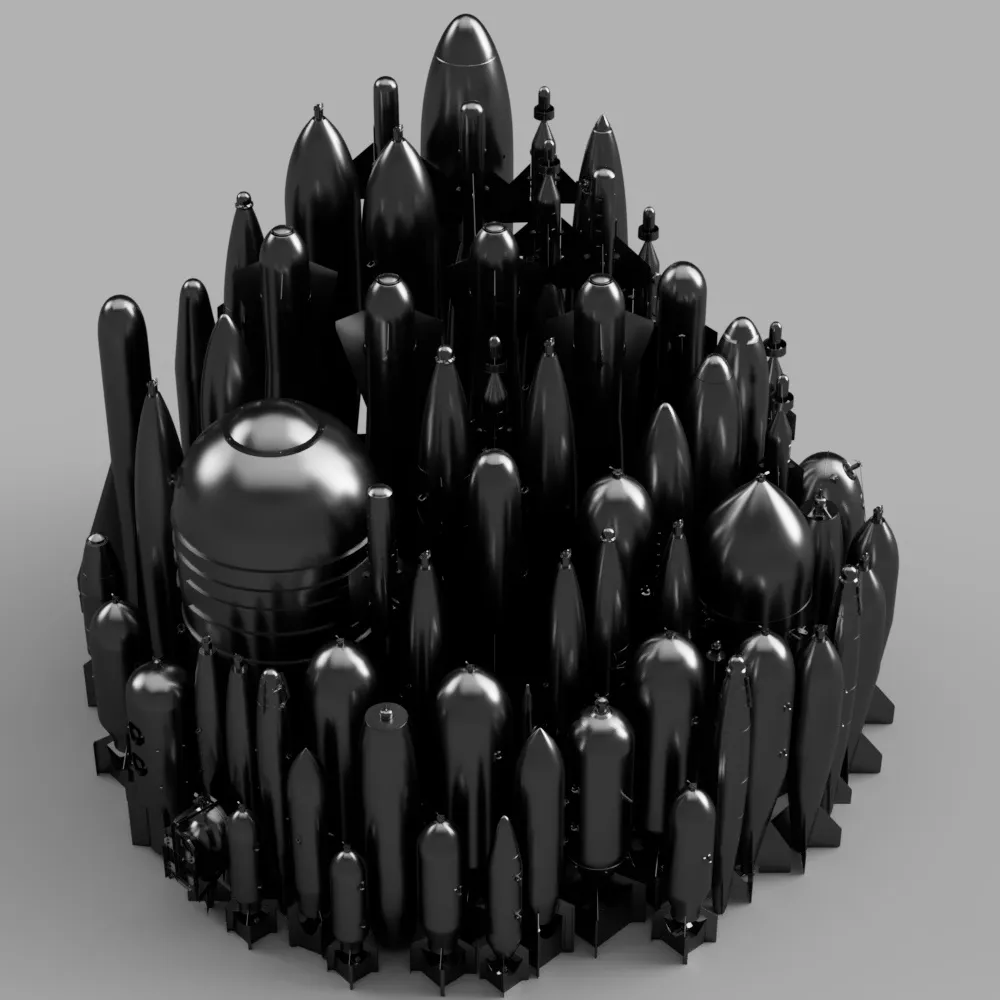Other STL Download - AMERICAN BOMBS [71 pack] | MODELING PROPby Cantal ...