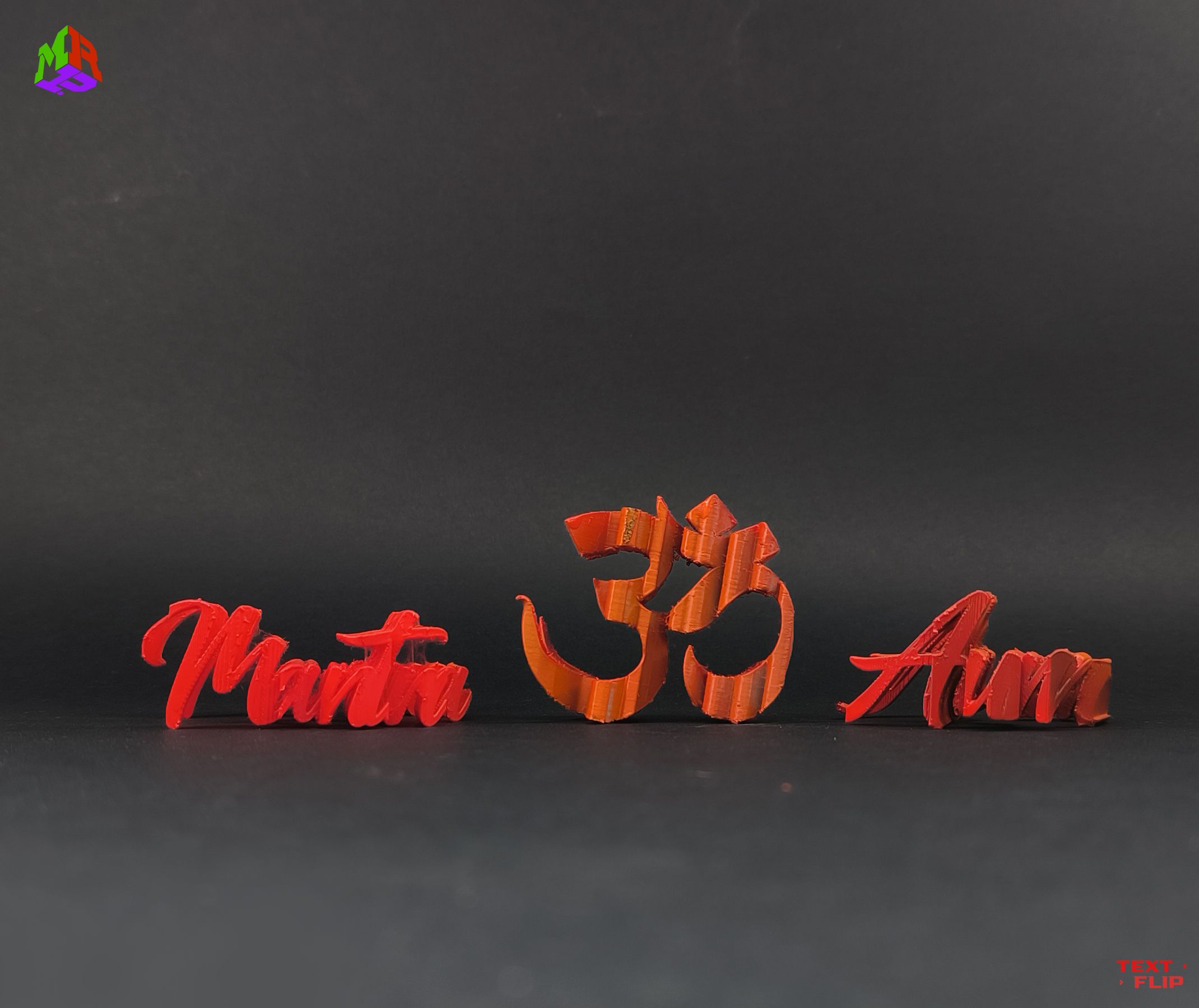 Text Flip - Aum Hindu | 3D models download | Creality Cloud