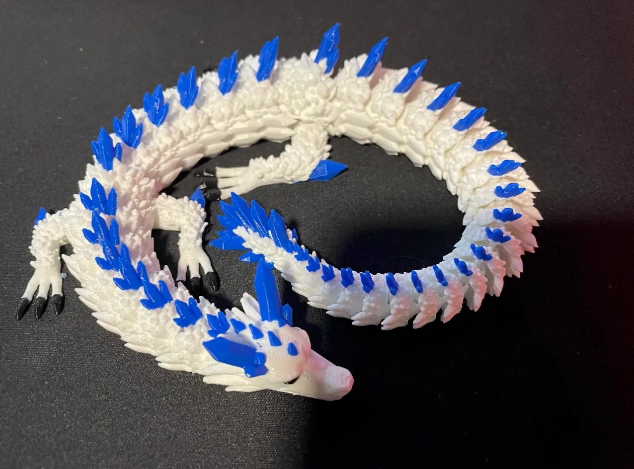Articulated Crystal Dragon | 3D models download | Creality Cloud