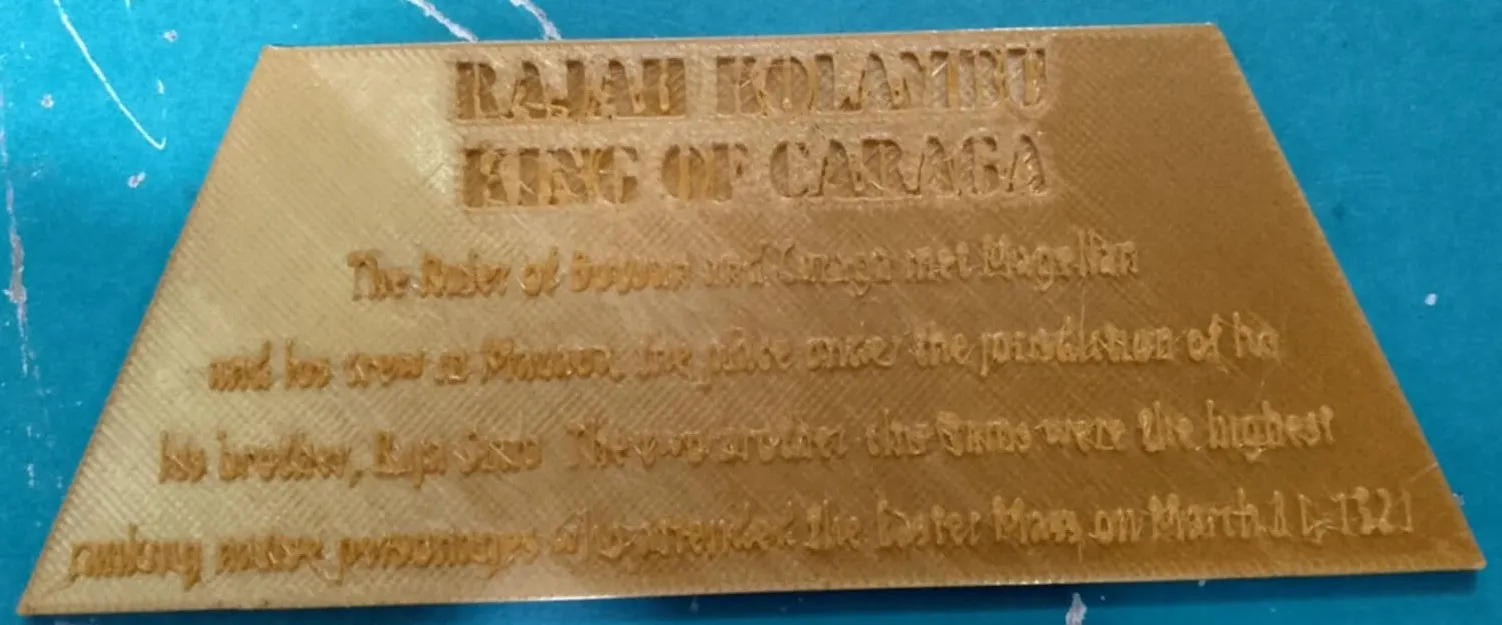 3D Printer Files | 3MF File | Plaque for Philippine eagle and rajah ...