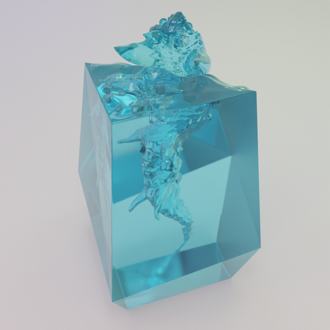 Sea Monster Diorama for Clear Resin 3D Print | 3D models download ...