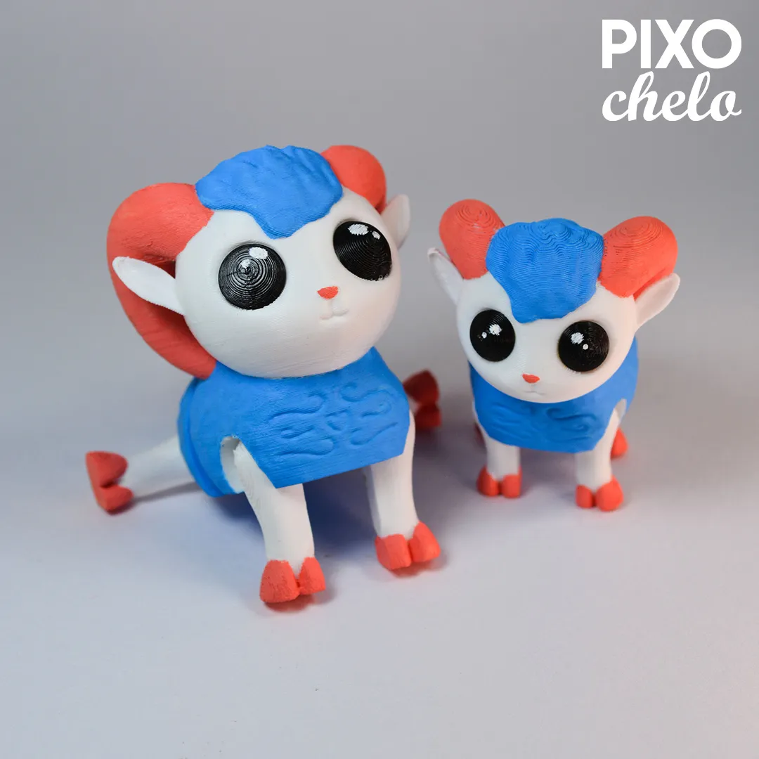 Other STL Download - Rammy the Ram Flexi Super Sweetby Pixochelo