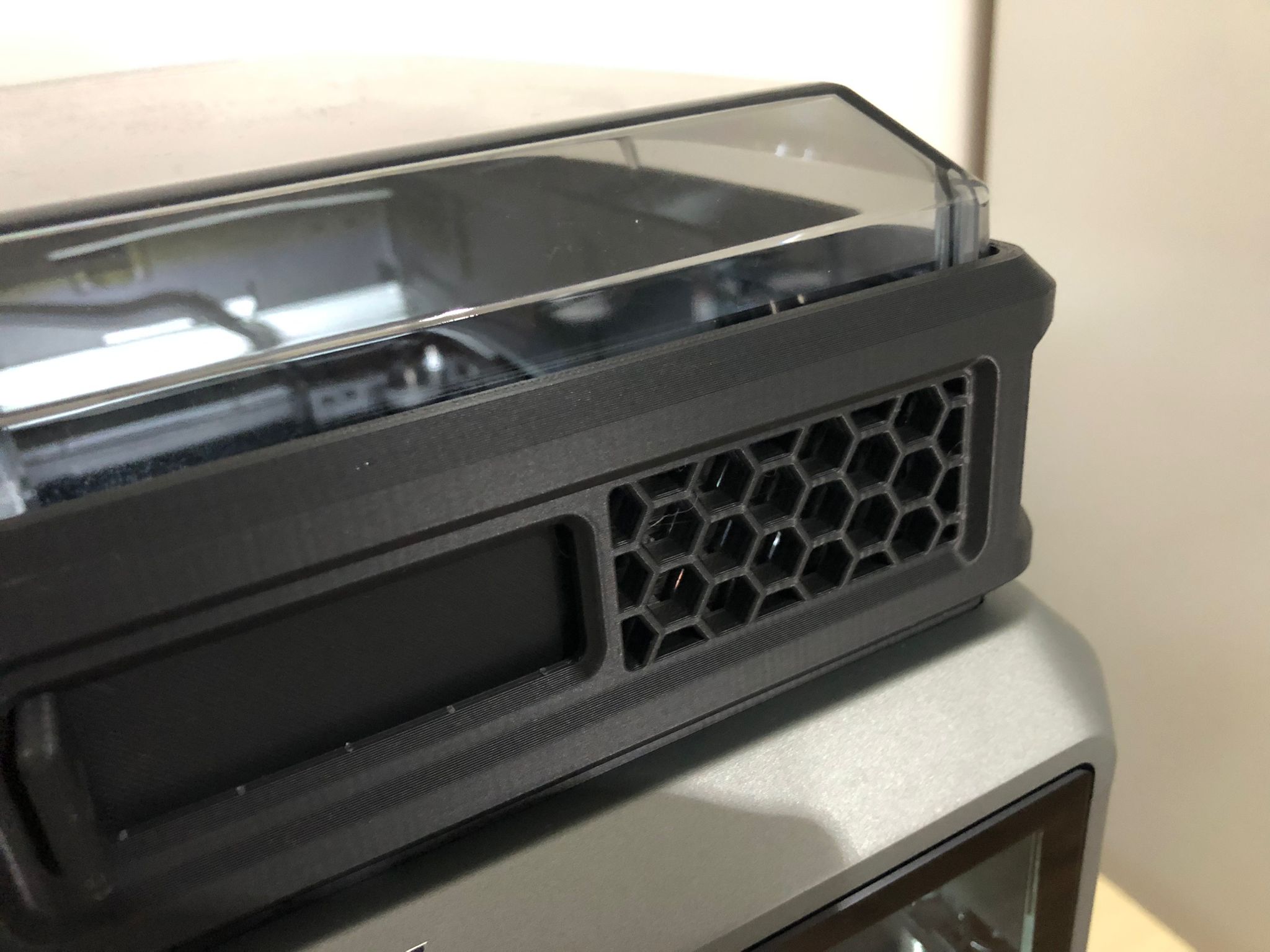 Both the transition from the printer to the raiser and from the raiser ...