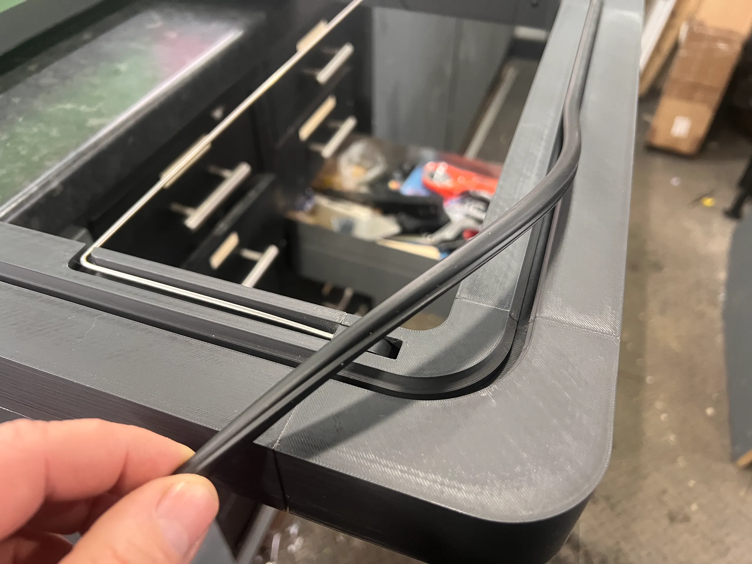 Other STL Download - K2 plus chunky lid riser hingedby Gary1180