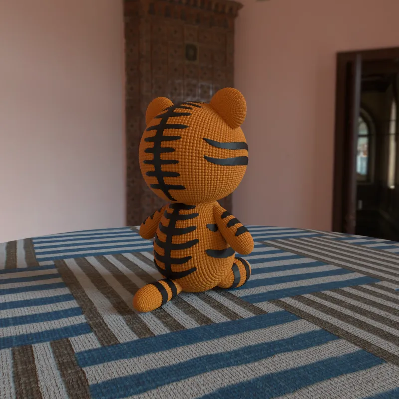KNITTED CUTE TIGER | 3D models download | Creality Cloud
