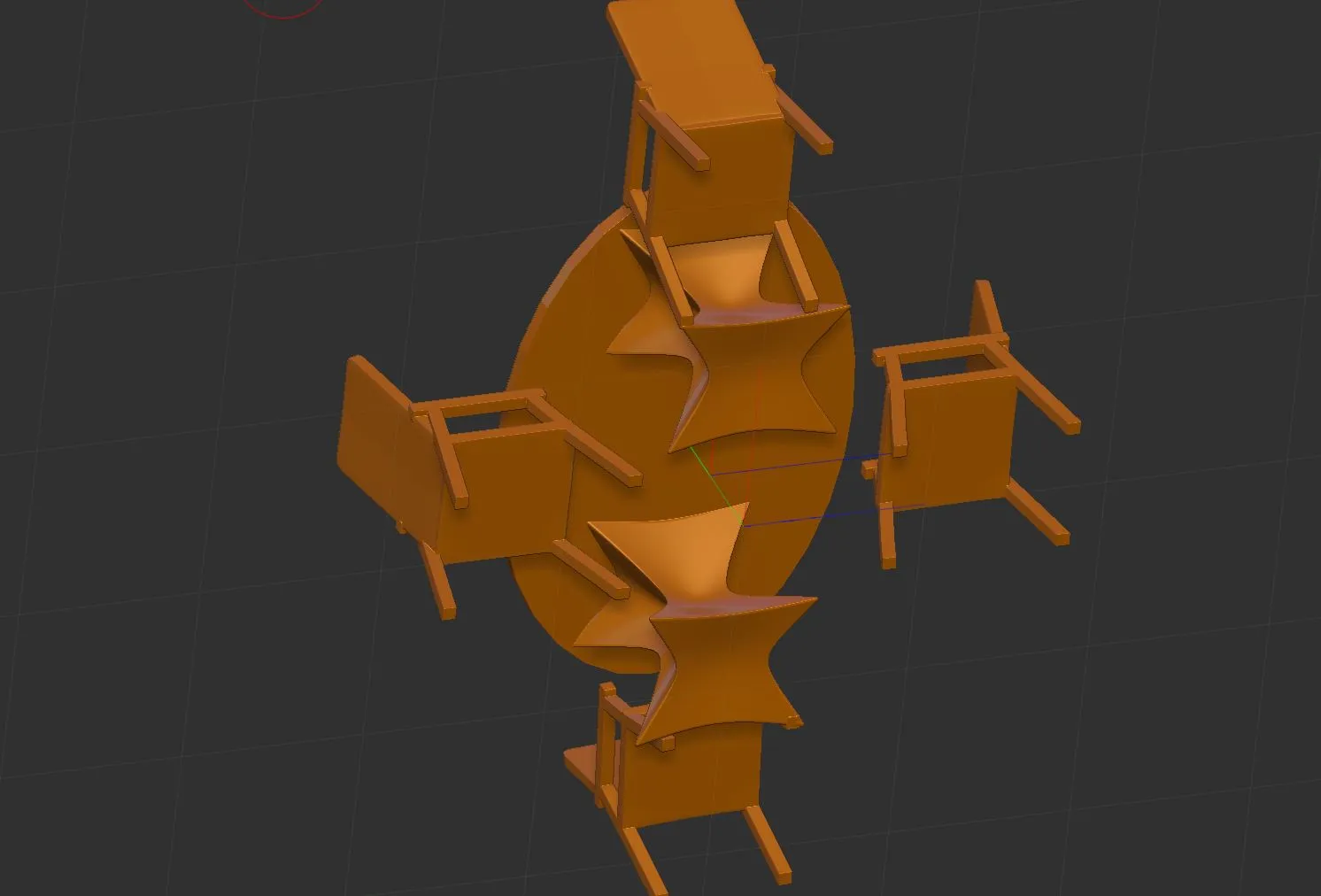 Other STL Download - Chair with Dining Tableby KeshtoArt