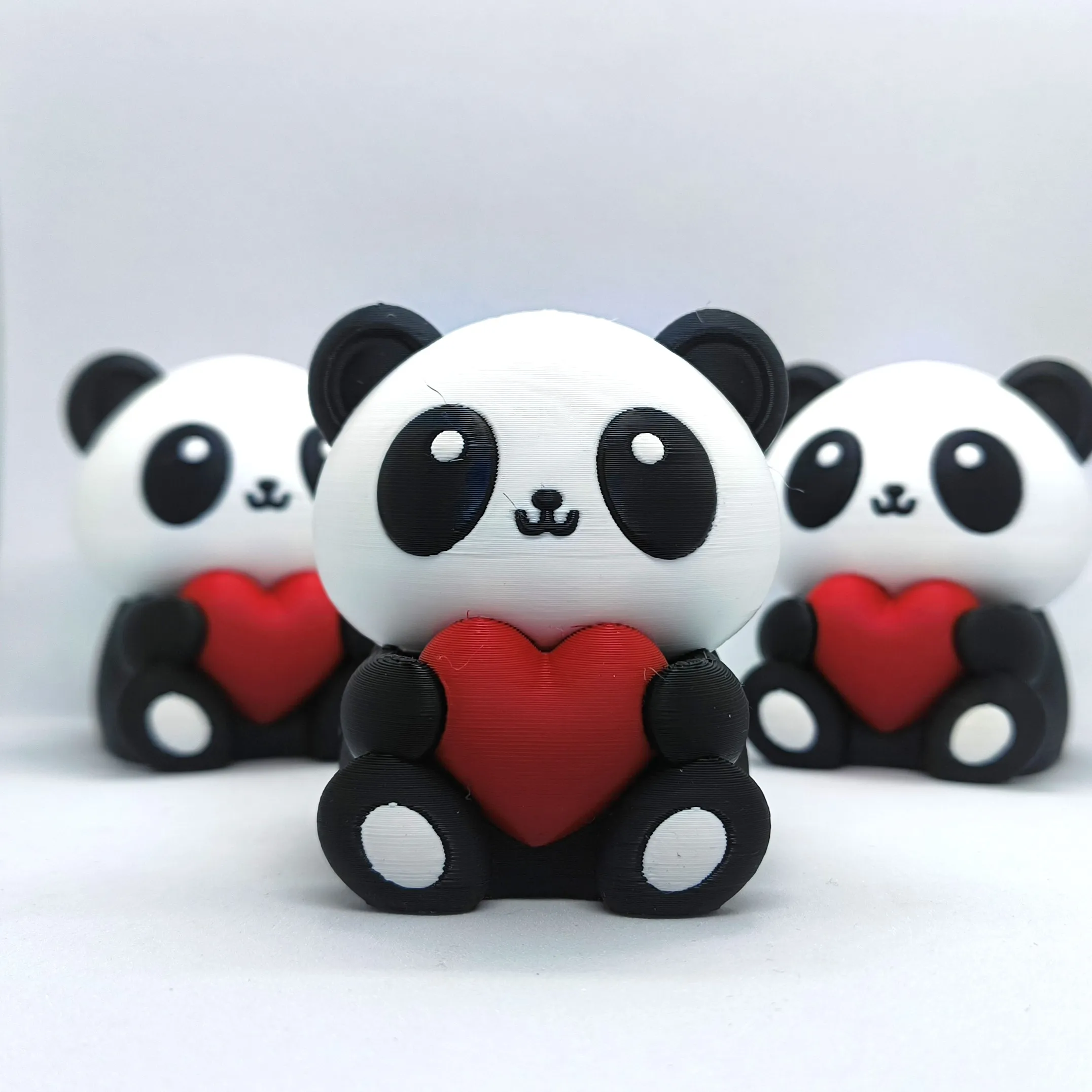 Other STL Download - Valentine's Special - Kawaii Pandaby akash3dprints