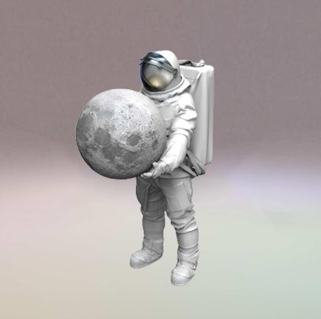 Man on the Moon | 3D models download | Creality Cloud