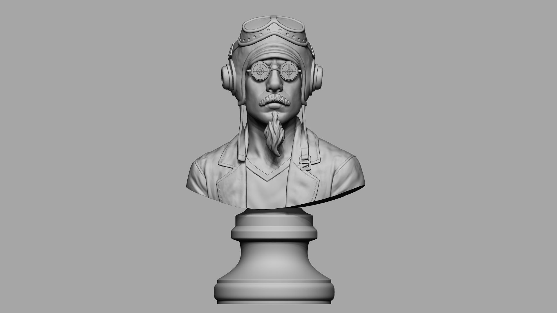 Pilot Bust | 3D models download | Creality Cloud