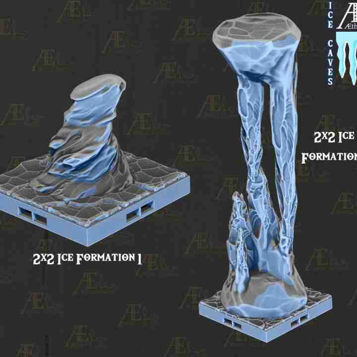 AEICCV5 – Ice Caverns: Frozen Formations | 3D models download ...