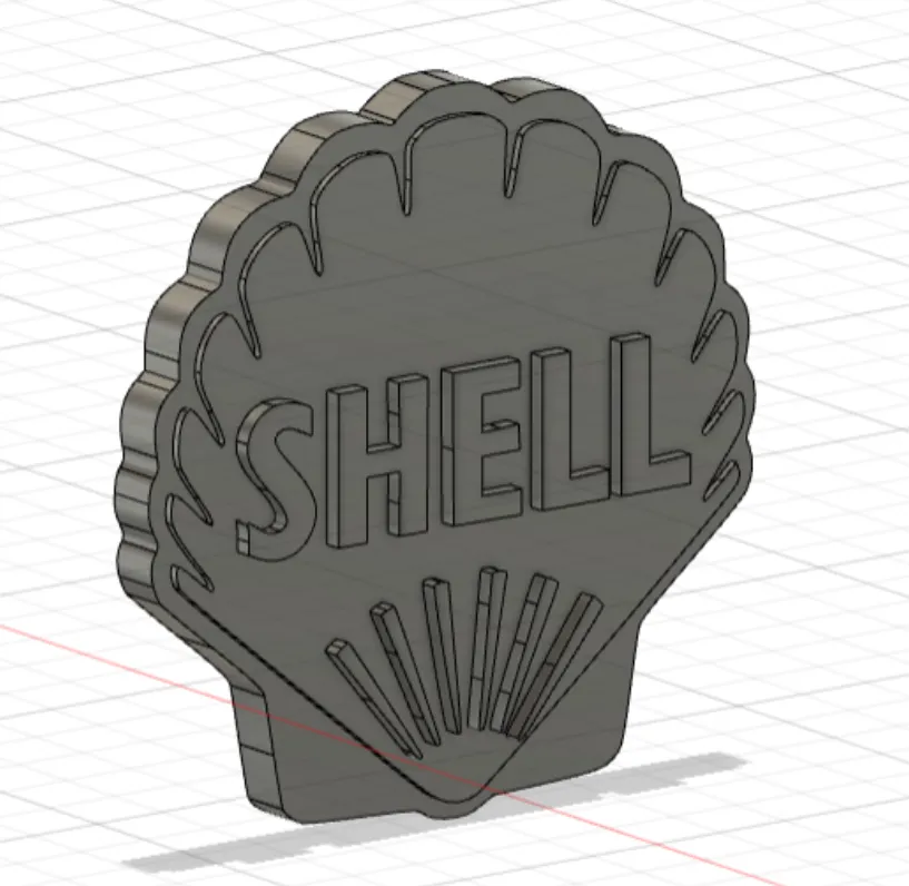 3D Printer Files | 3MF File | Embleme shell / Shell emblem | Creality Cloud