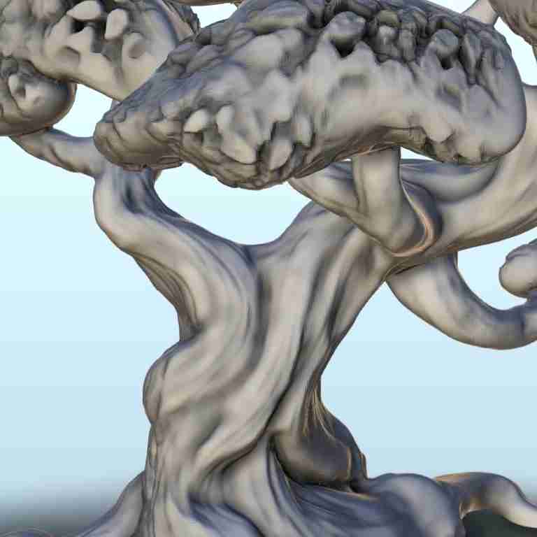 Big tree 1 - miniatures warhammer terrain scenery | 3D models download ...