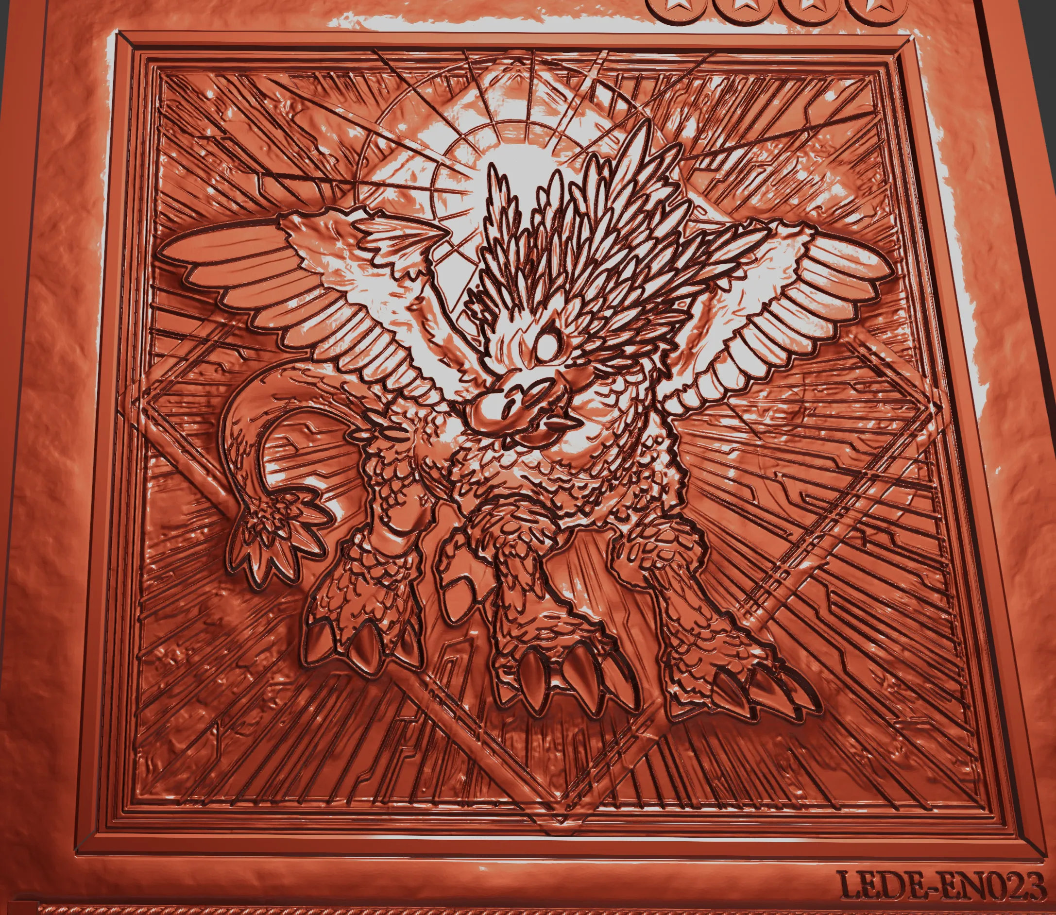 Free Other STL Download - Lightsworn Dragonling - yu-gi-oh!by Wsonuchiha3D