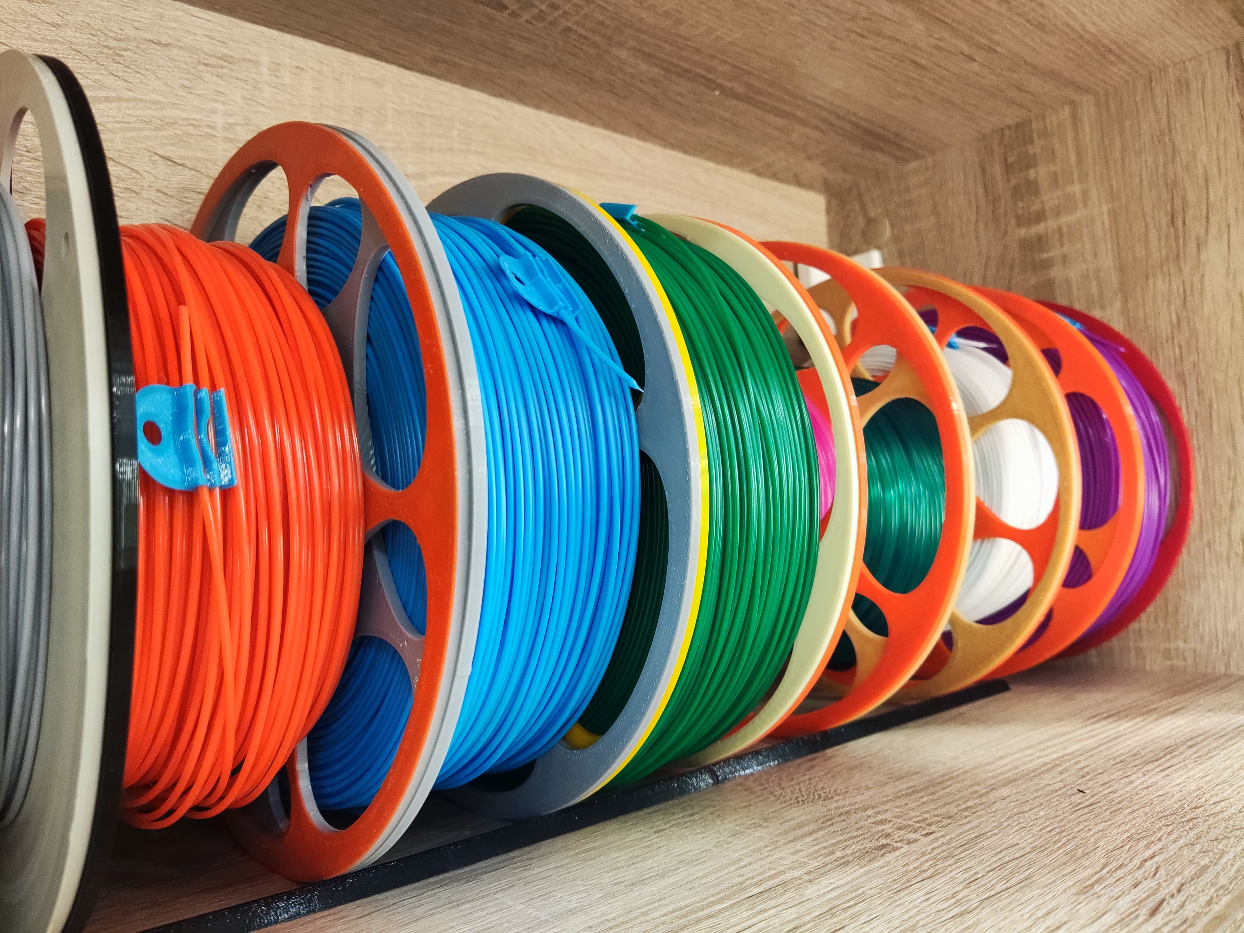 Collapsible spool for filament in skeins | 3D models download ...
