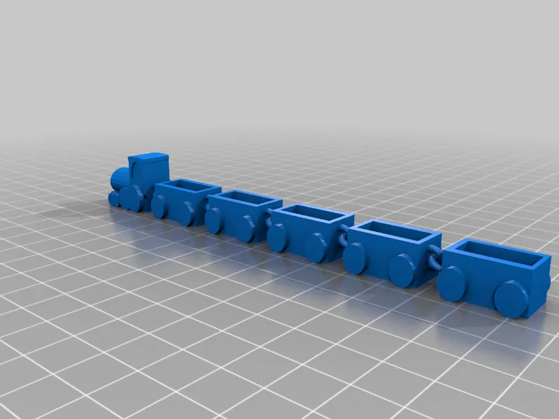 3D Printer Files | 3MF File | Articulated Train | Creality Cloud