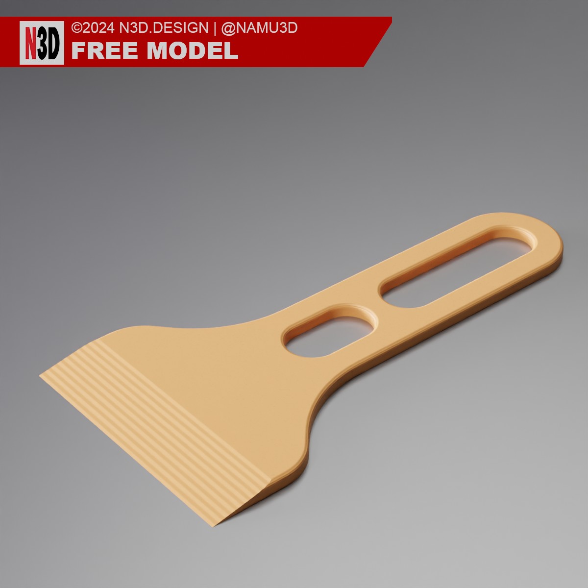 Printbed scraper | 3D models download | Creality Cloud