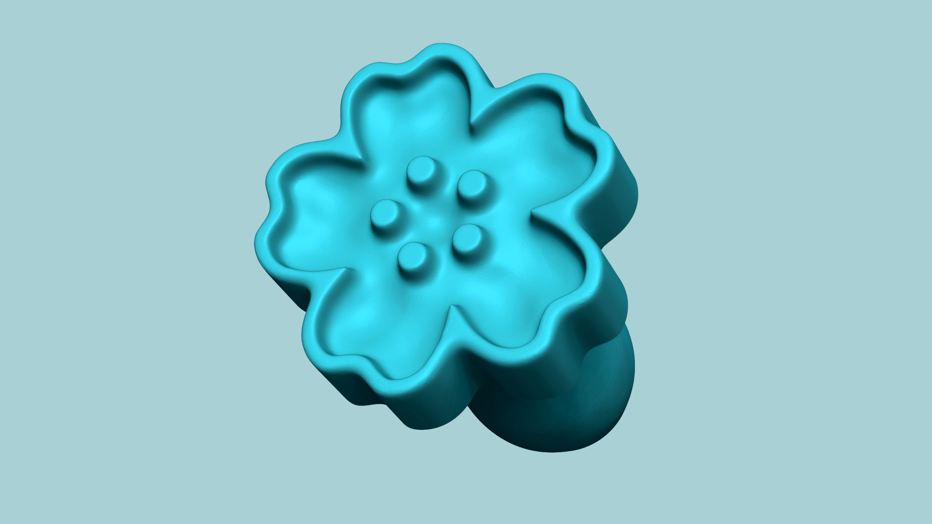 Manju Stamp 03 - Japanese Sweet Mold Traditional Decoration | 3D models ...