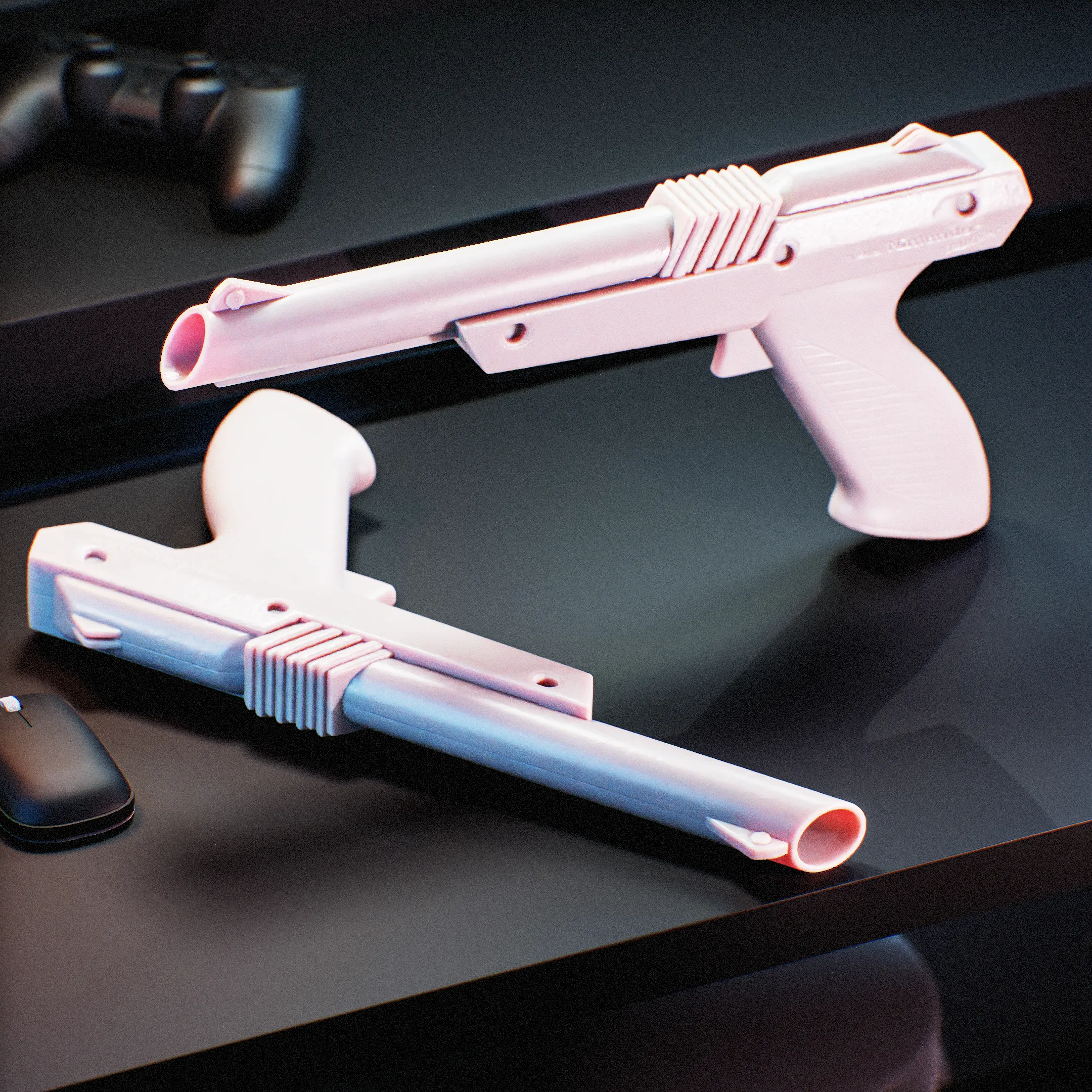 Pistola retro Family Game - Zapper Nes | 3D-Modelle herunterladen ...