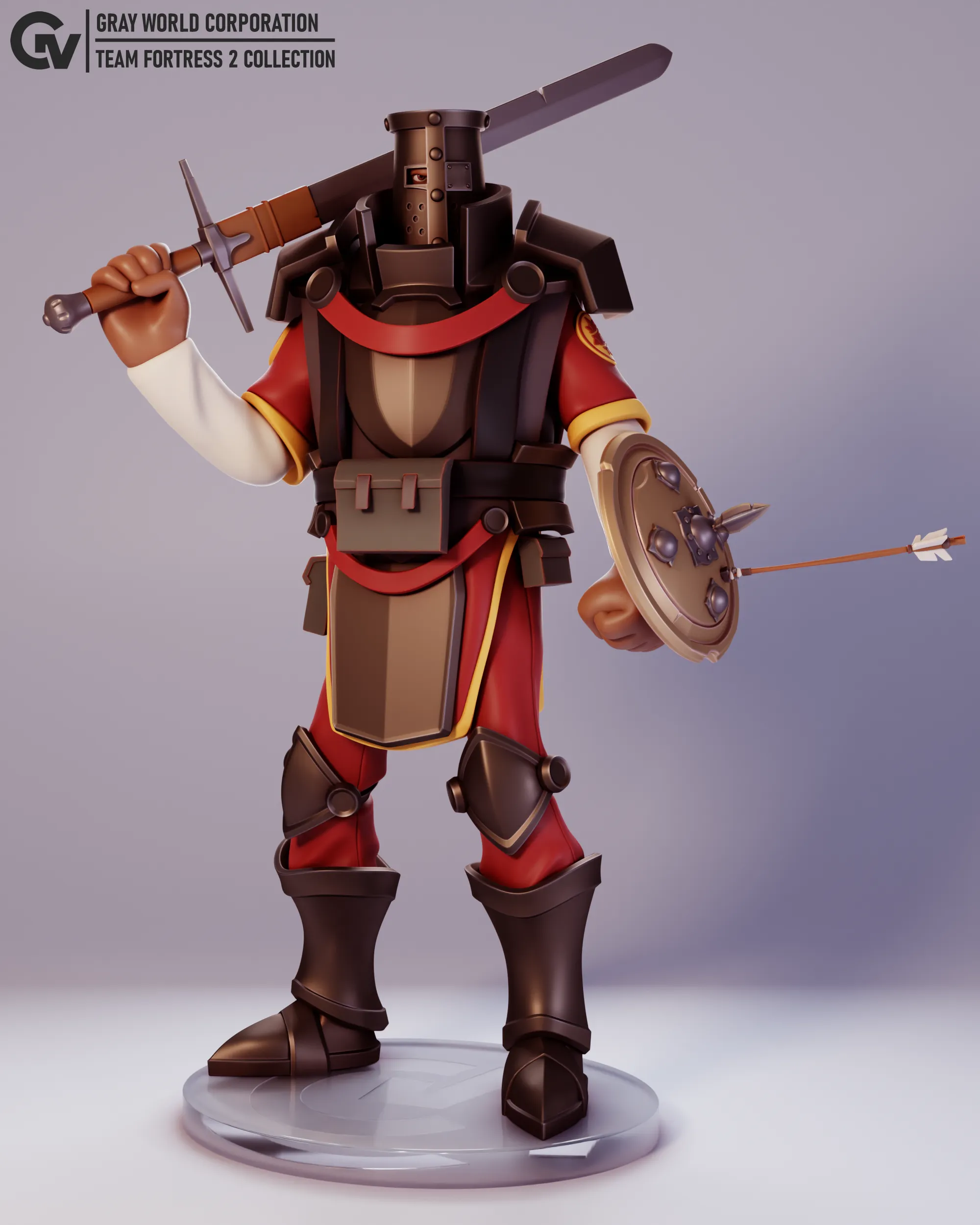 Demoknight - Team Fortress 2 | 3D models download | Creality Cloud